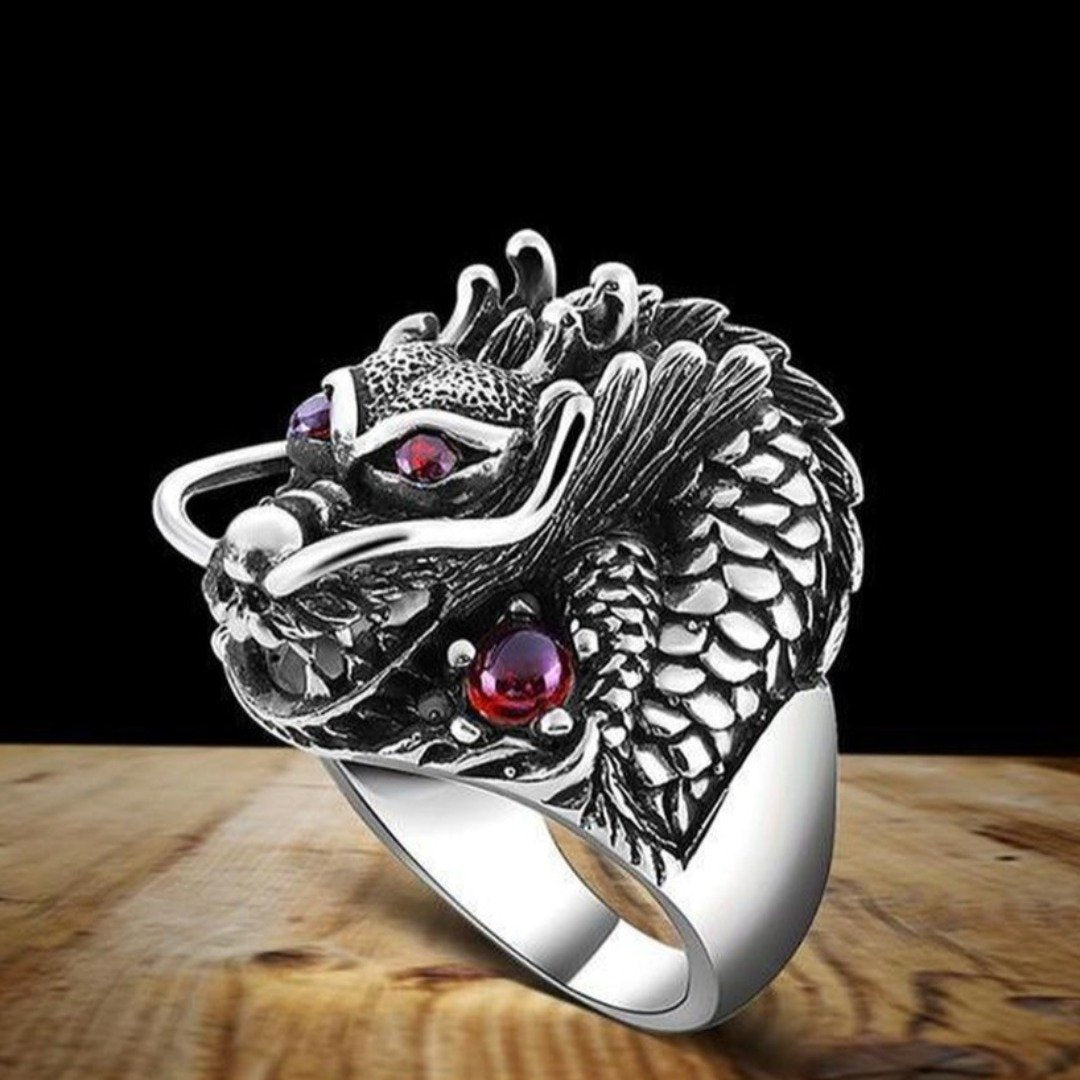 Sterling Silver Dragon Ring – FASHIONOPOLITAN